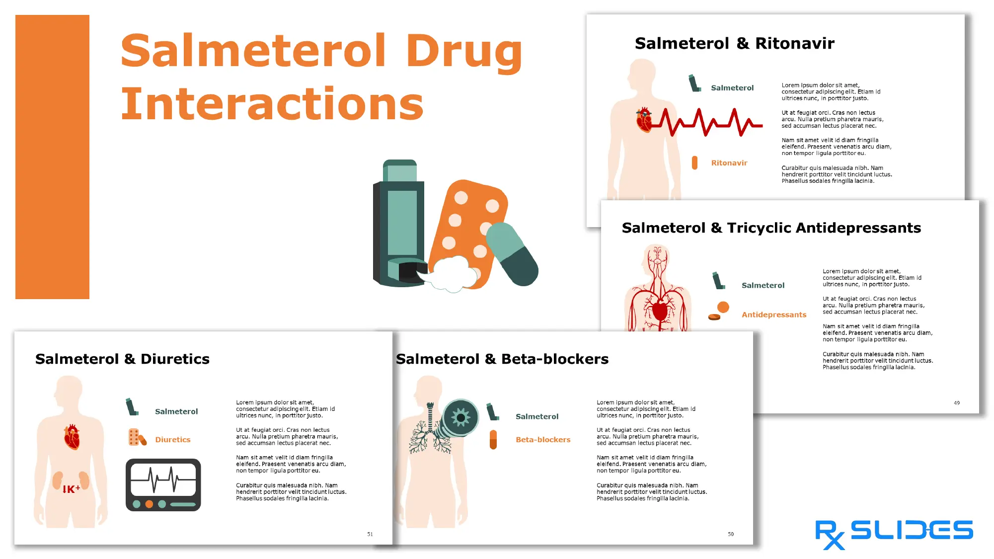 Download Salmeterol PowerPoint Template|RxSlides