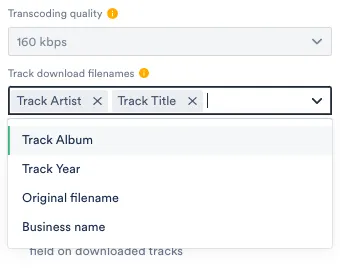 File Download and Metadata Automation Settings