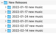 How to Ingest Weekly New Releases
