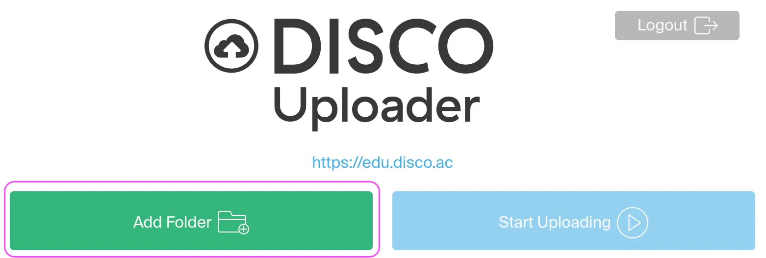 How to Use the DISCO Bulk Uploader App