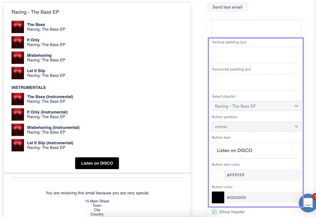 Email Creator Advanced Design