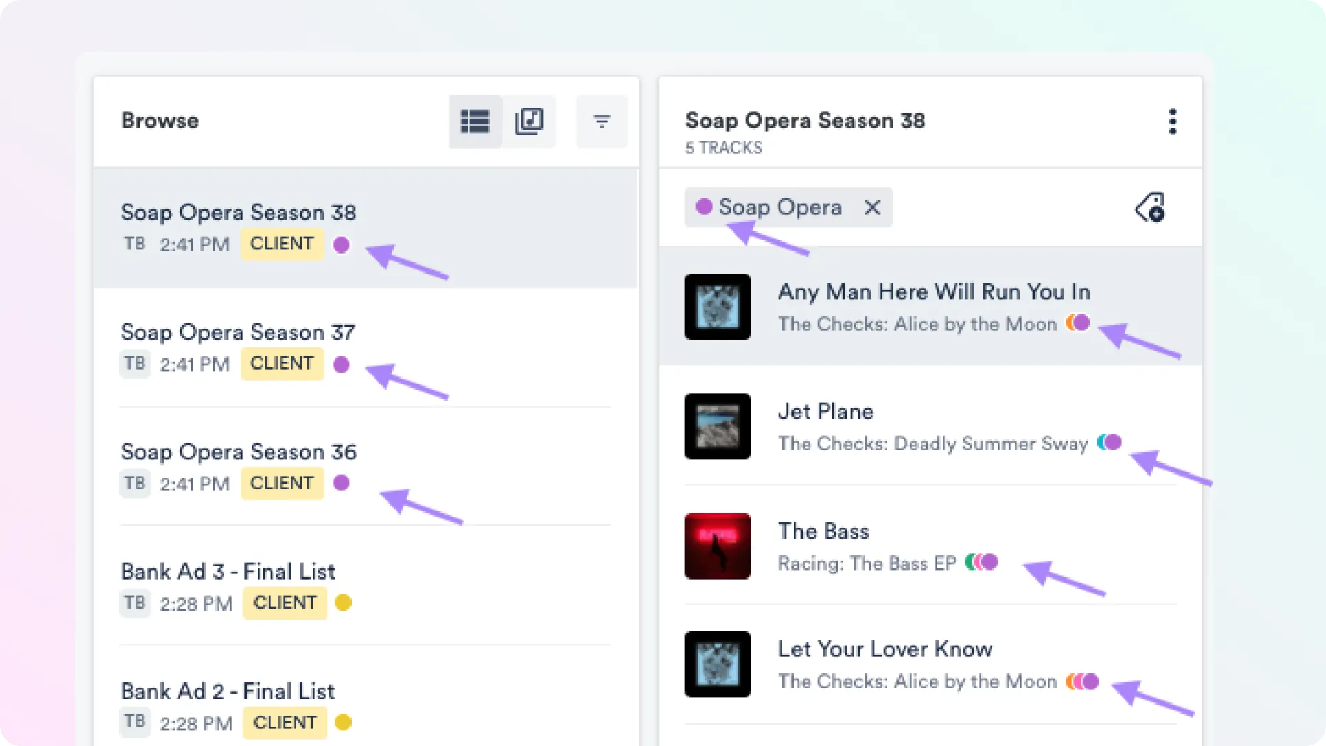 Color Code Tags With Indicators