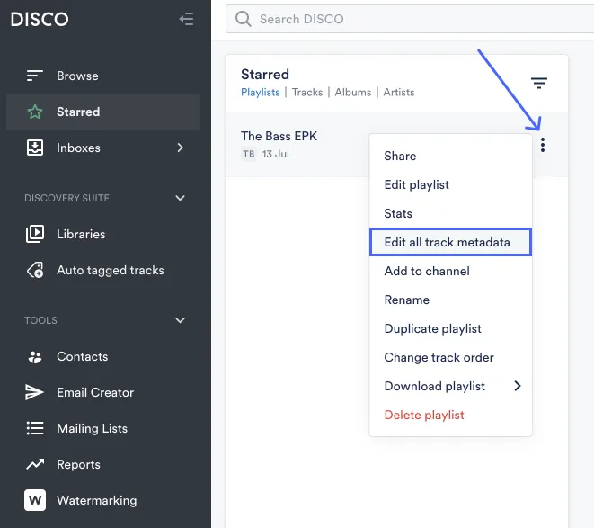 How to Edit Track Info & Metadata