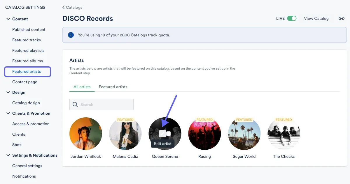How to build a DISCO Catalog