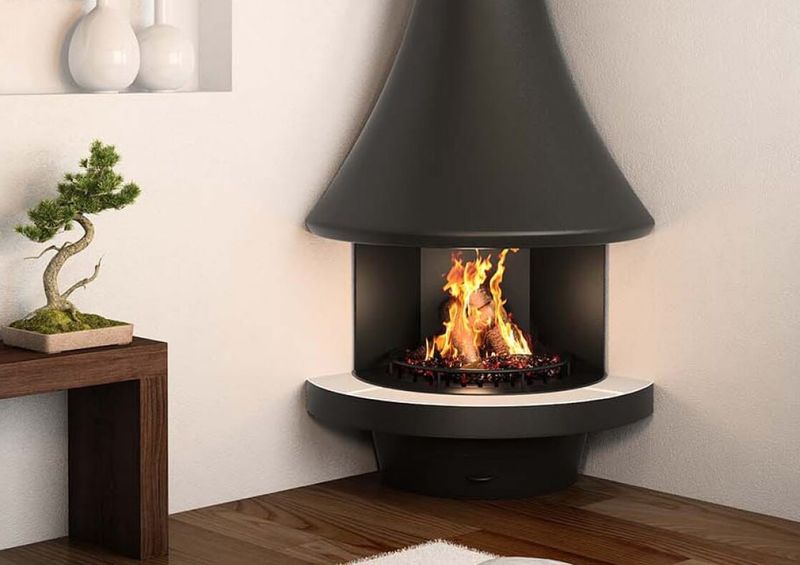 Corner Fireplaces | Designer Fireplaces | Caleo Ltd