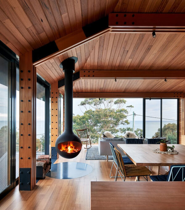 Bathyscafocus Holographic - Designer Fireplace - Caleo Ltd