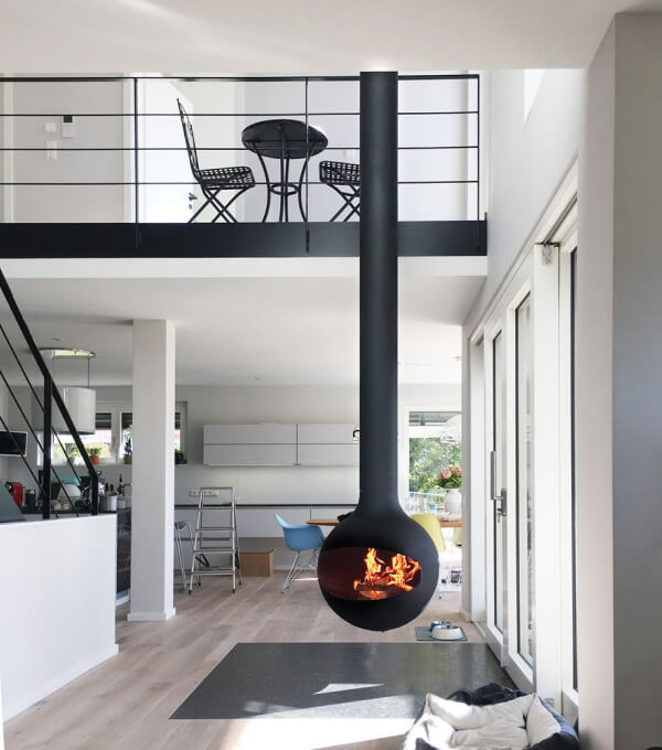 Bathyscafocus Holographic - Designer Fireplace - Caleo Ltd