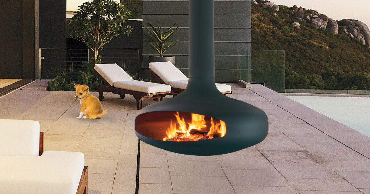 Domofocus Outdoor - Designer Fireplace - Caleo Ltd