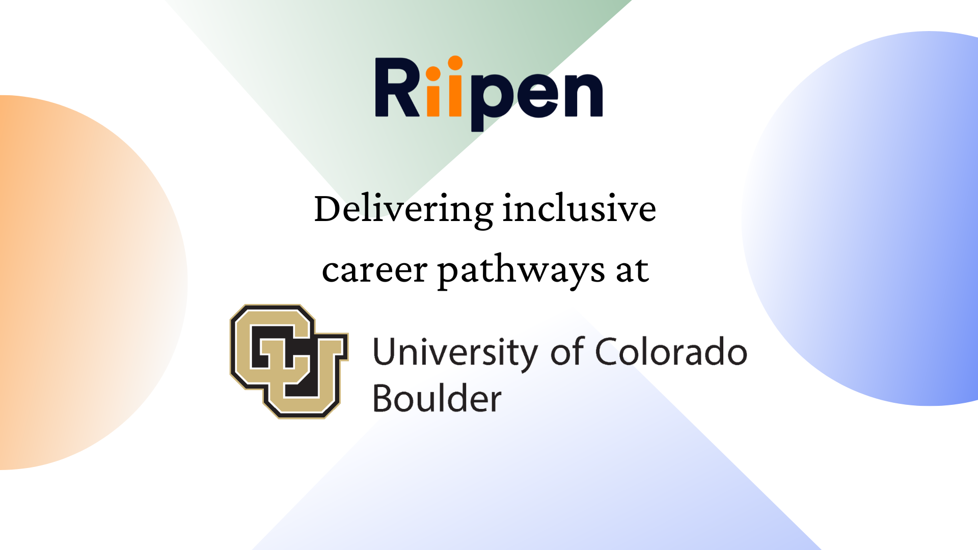 Delivering inclusive career pathways at CU Boulder | Riipen