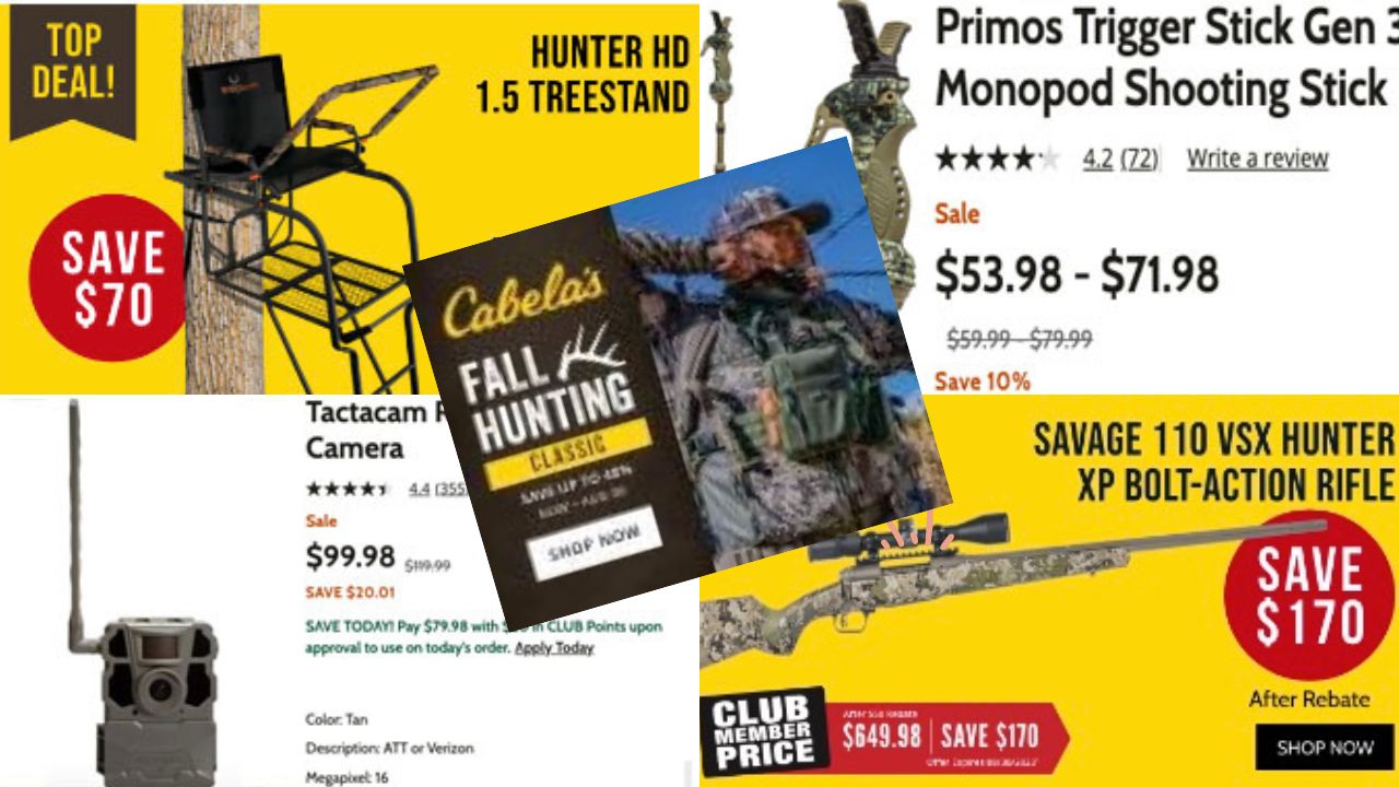 Stunning Must See Deals During the Cabela's Fall Hunting Classic ...
