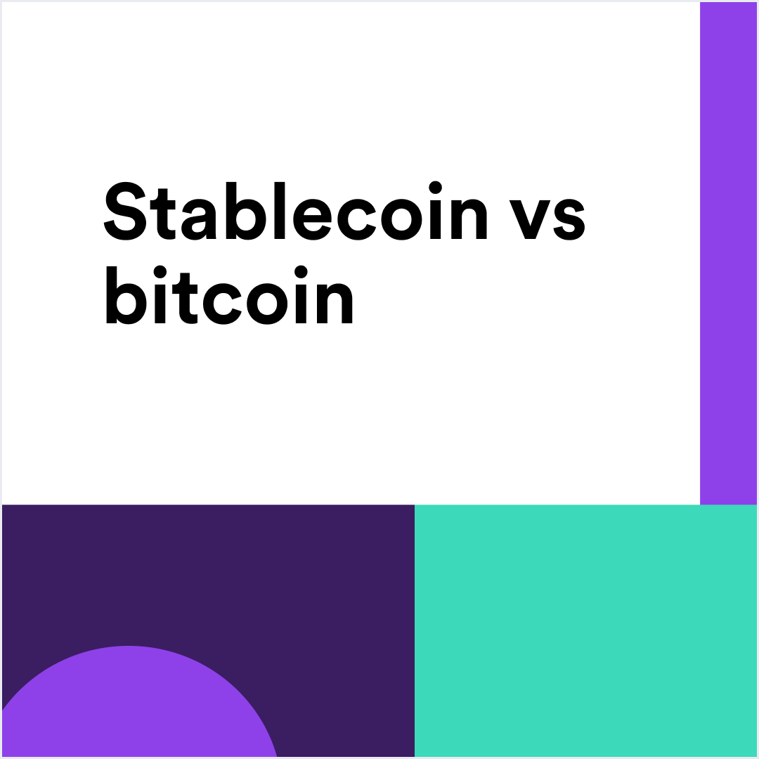 Stablecoins vs bitcoin: The 3 major differences explained | BVNK Blog