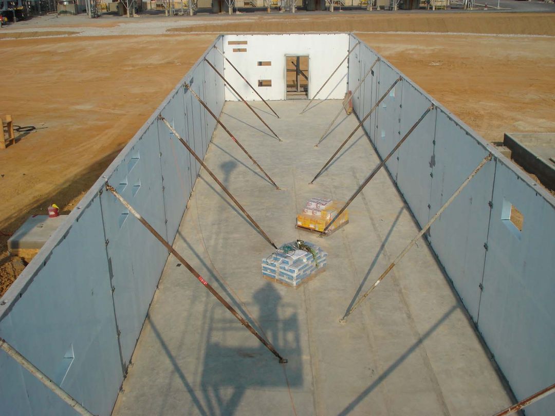 Precast Concrete Electro-Mechanical Buildings