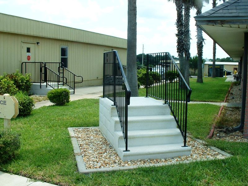 Residential Precast Concrete Steps and Decks | Mobile Home Steps