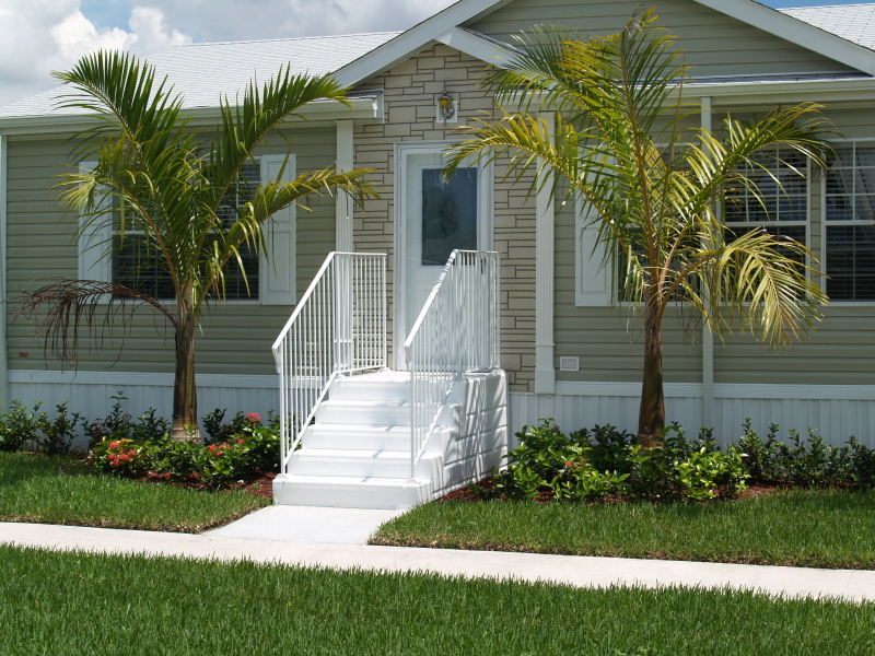 Residential Precast Concrete Steps and Decks | Mobile Home Steps