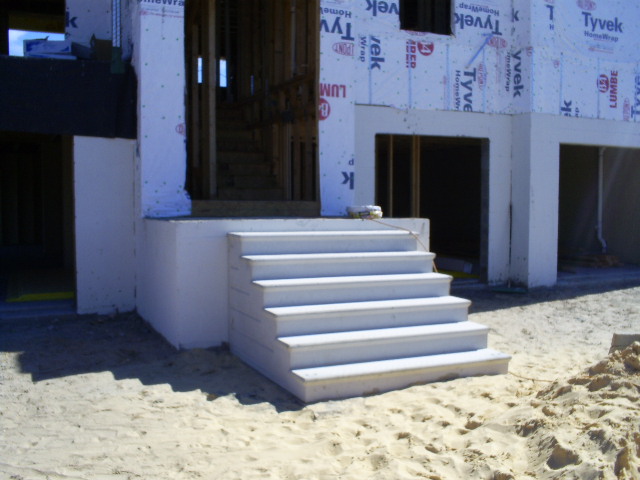 Precast Concrete Steps with Landing Pad | Concrete Landing Steps