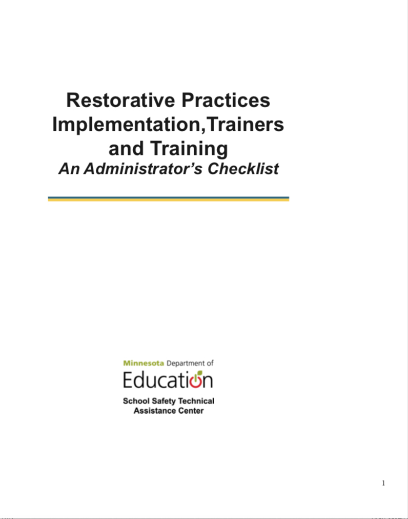 Implementation Guides for Restorative Practices in Schools | Restorative Solutions