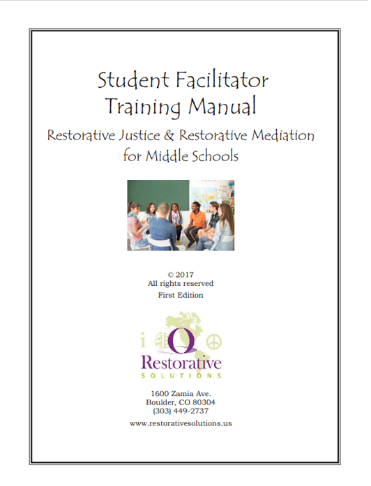 Restorative Justice Education Products | Restorative Solutions