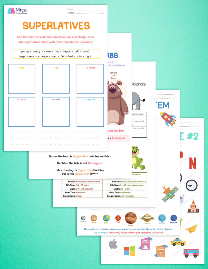 Mica Education Shop - Present Continuous Bundle