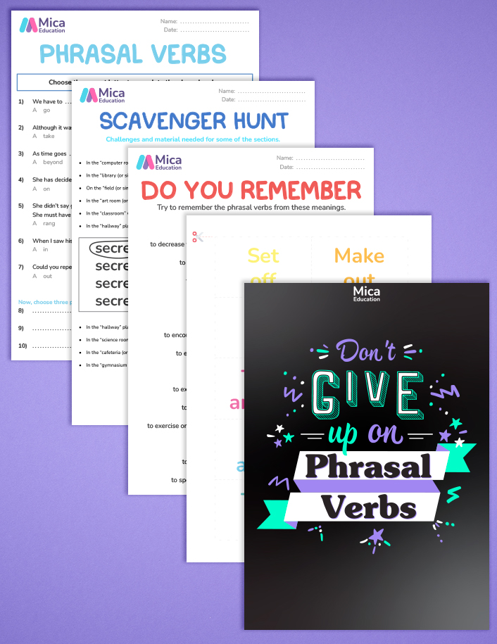 Mica Education Shop - Present Continuous Bundle