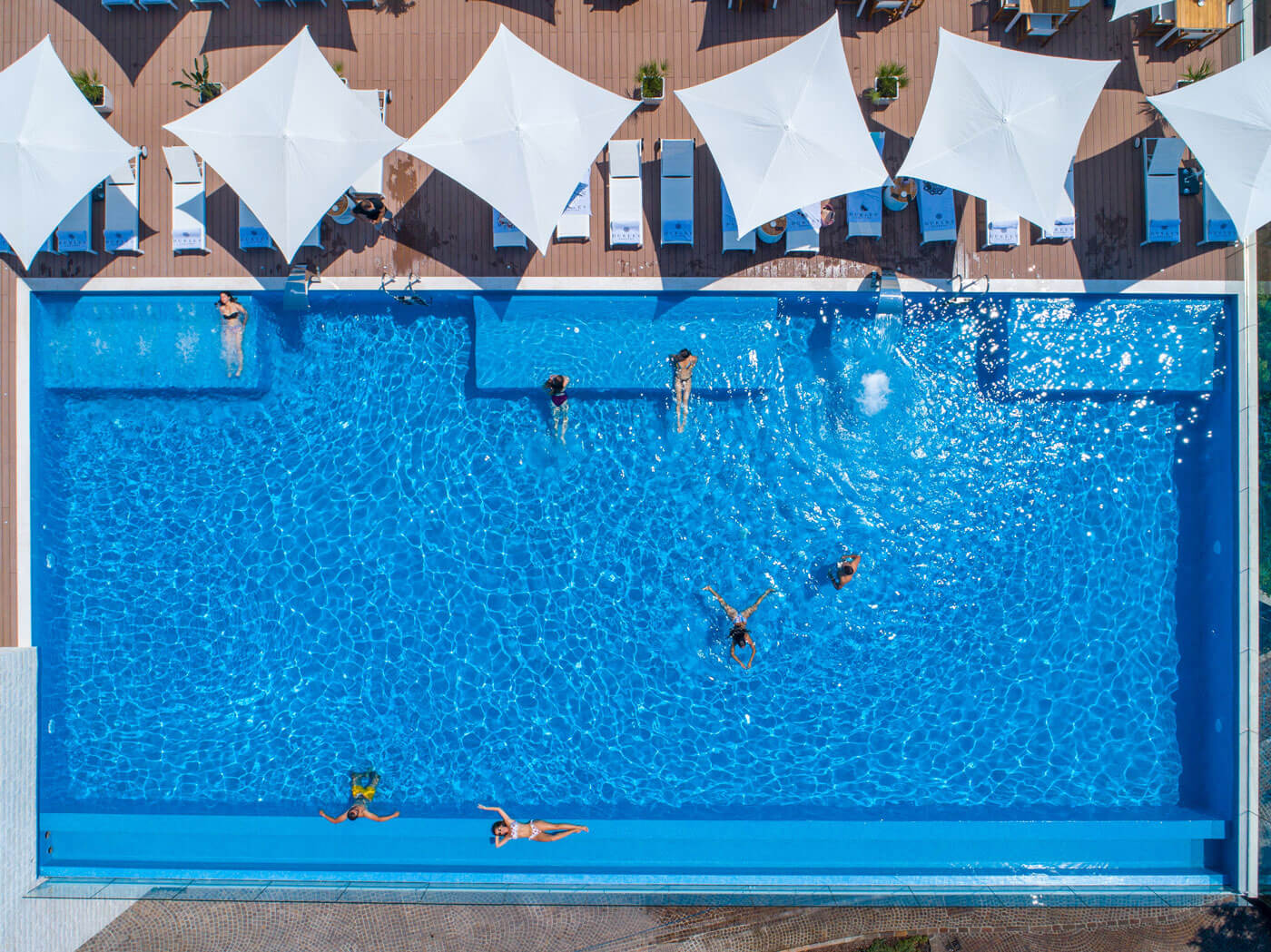 Infinity Pool Club | Pool overlooking Budva & Becici | Dukley