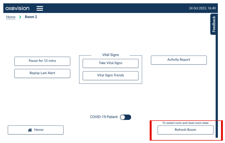 Refresh Room Reminder Sheet | OxeAcademy