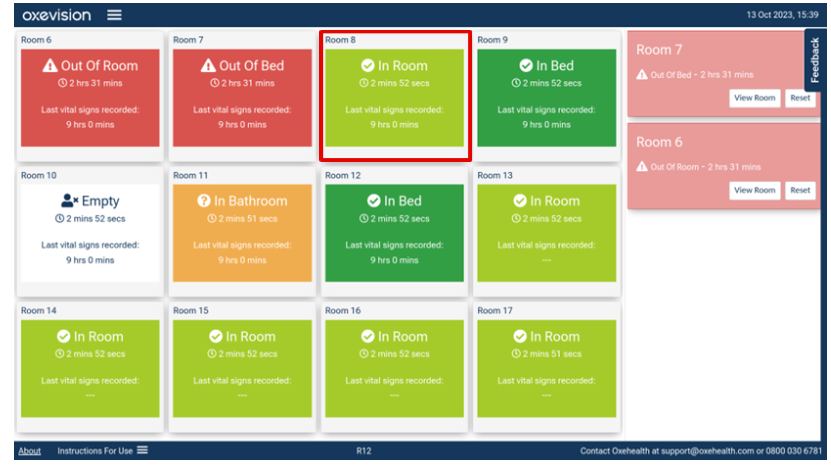 How to assign a patient to an Oxevision room | OxeAcademy