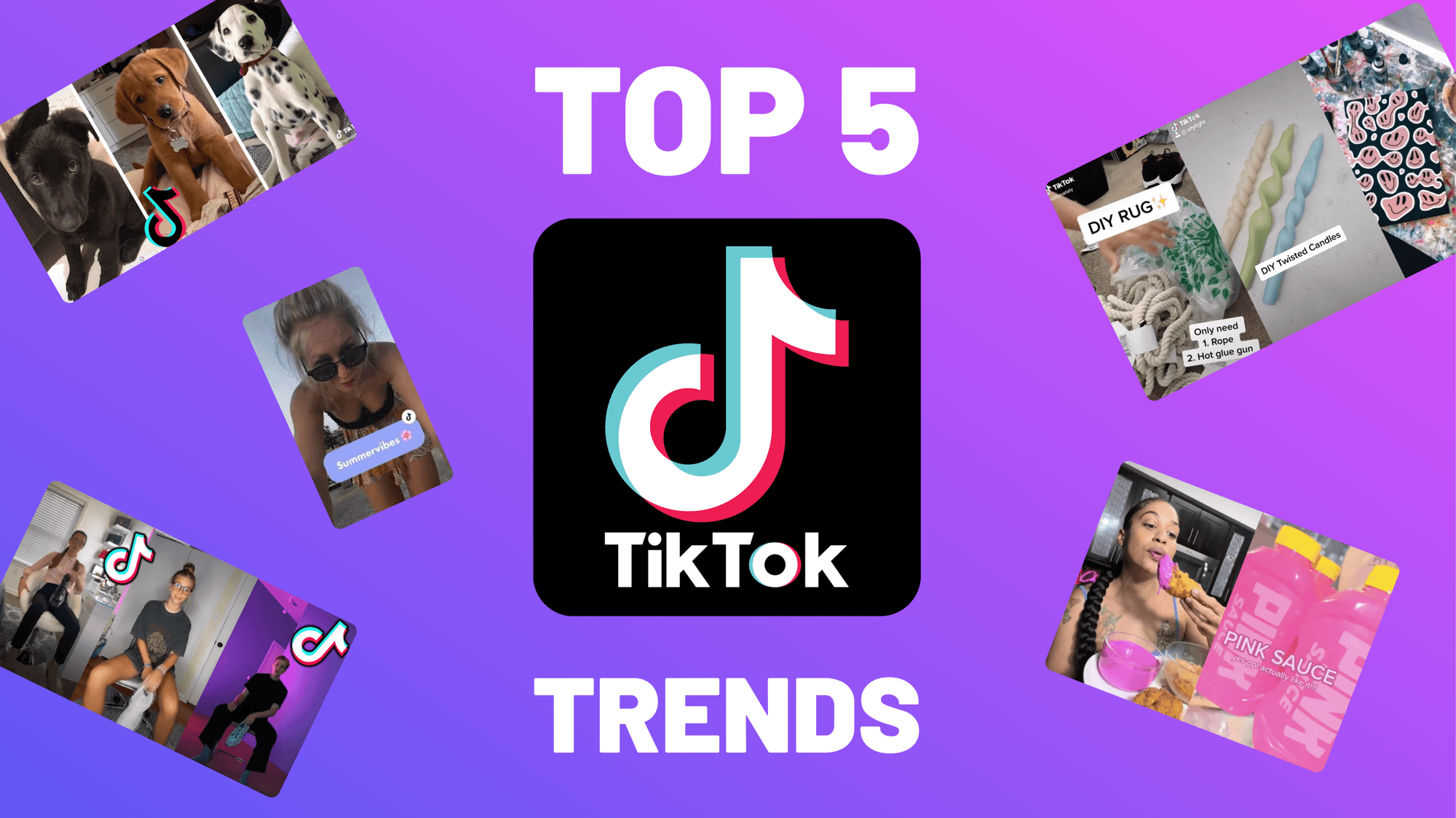 Use the hottest TikTok trends for your shoppable content!