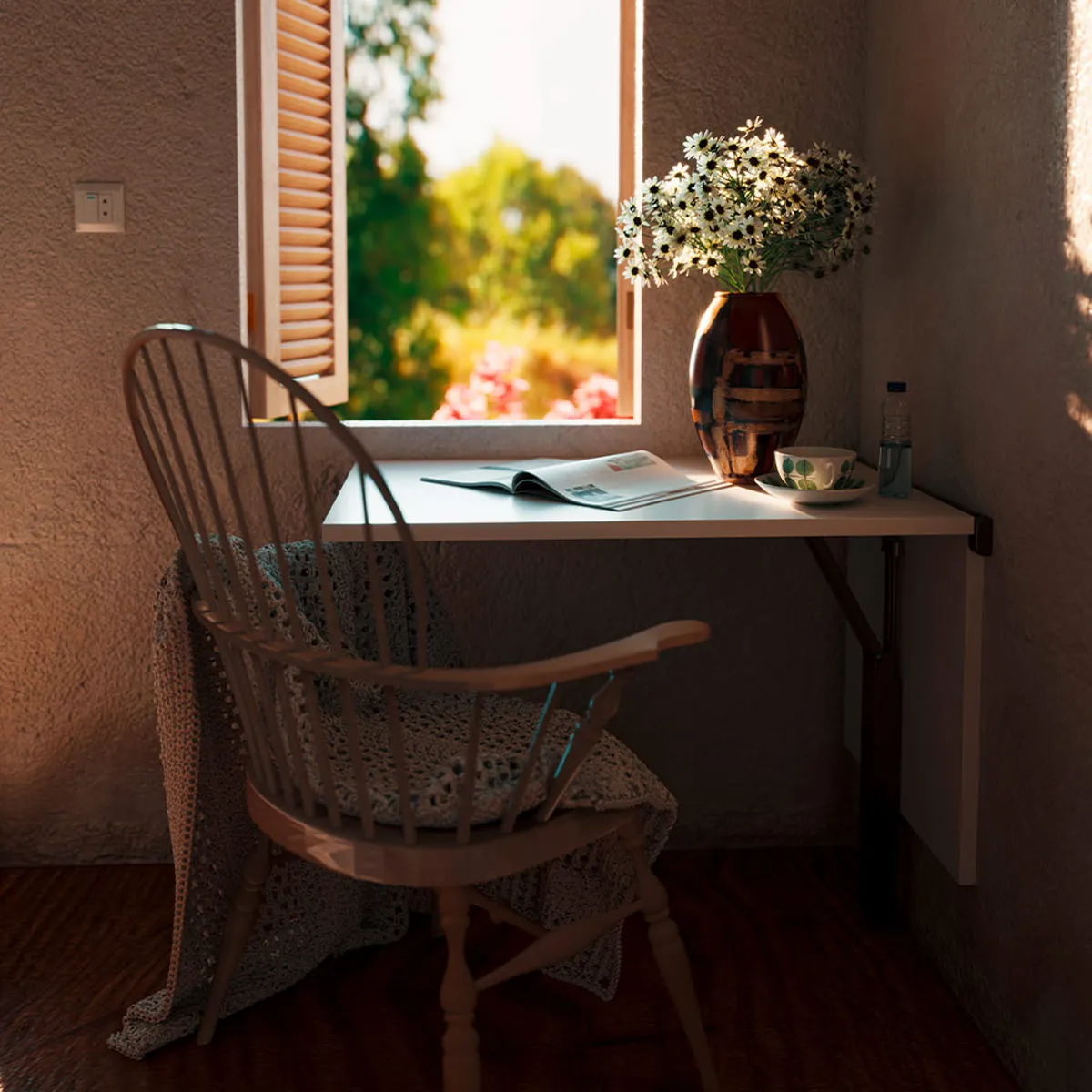 TopSwing: Flexible folding table fitting