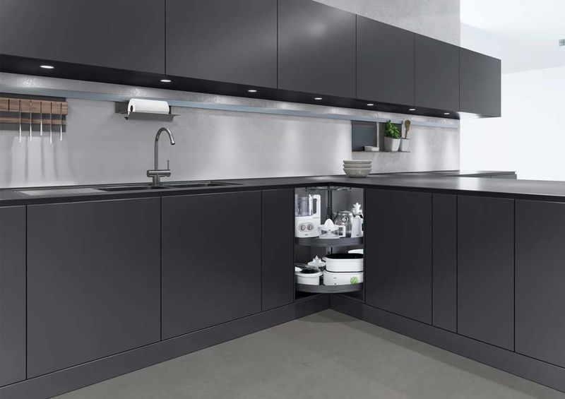 LeMans kitchen corner unit solution from Kesseböhmer
