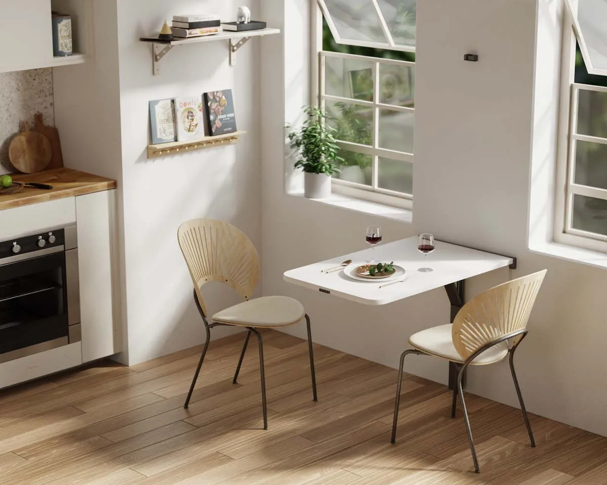 TopFlex extension table fitting: Invisible & space-saving