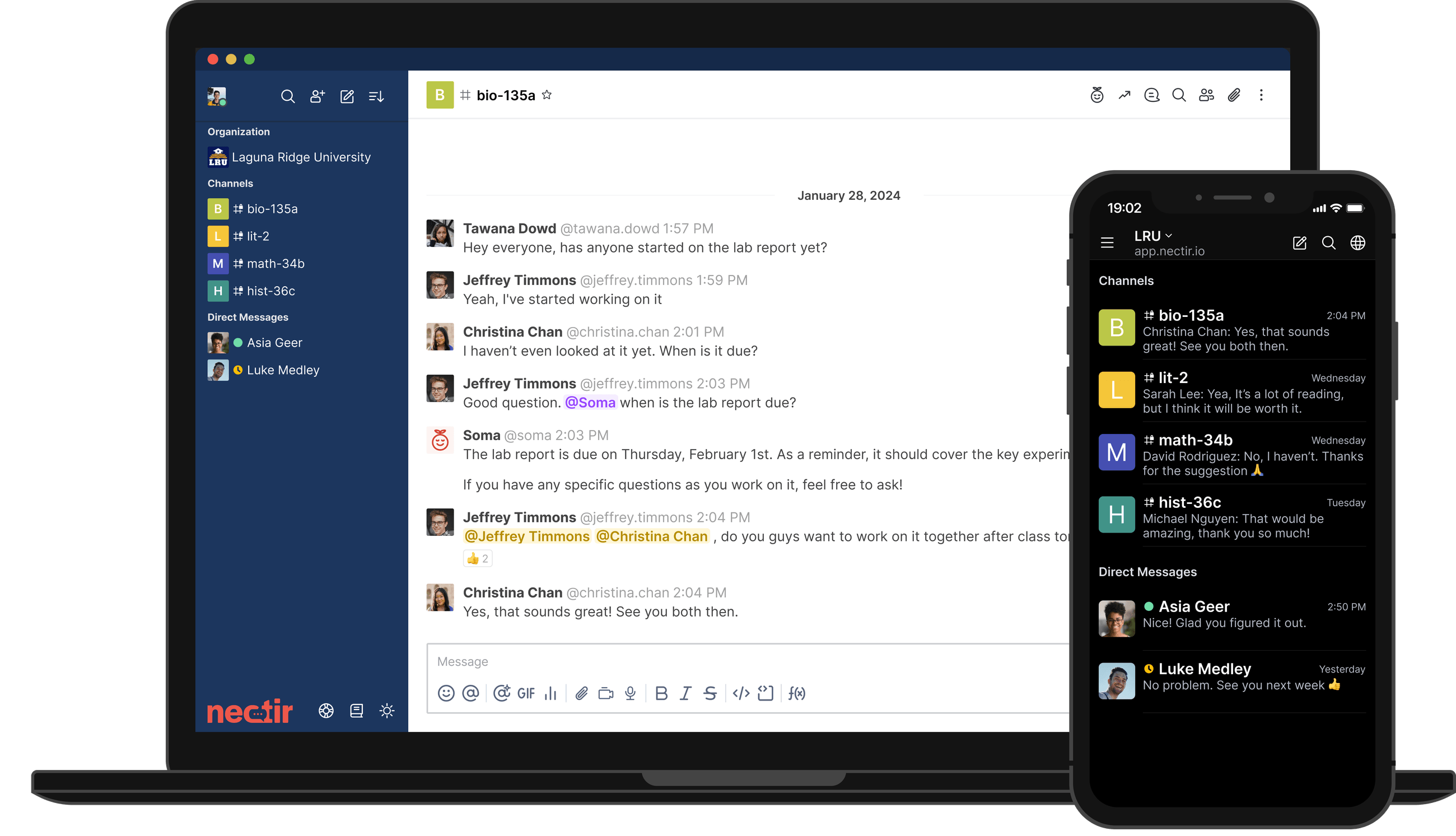 Nectir: The #1 Campus Communication Network