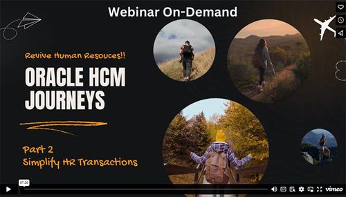 Oracle HCM Journeys Part 2