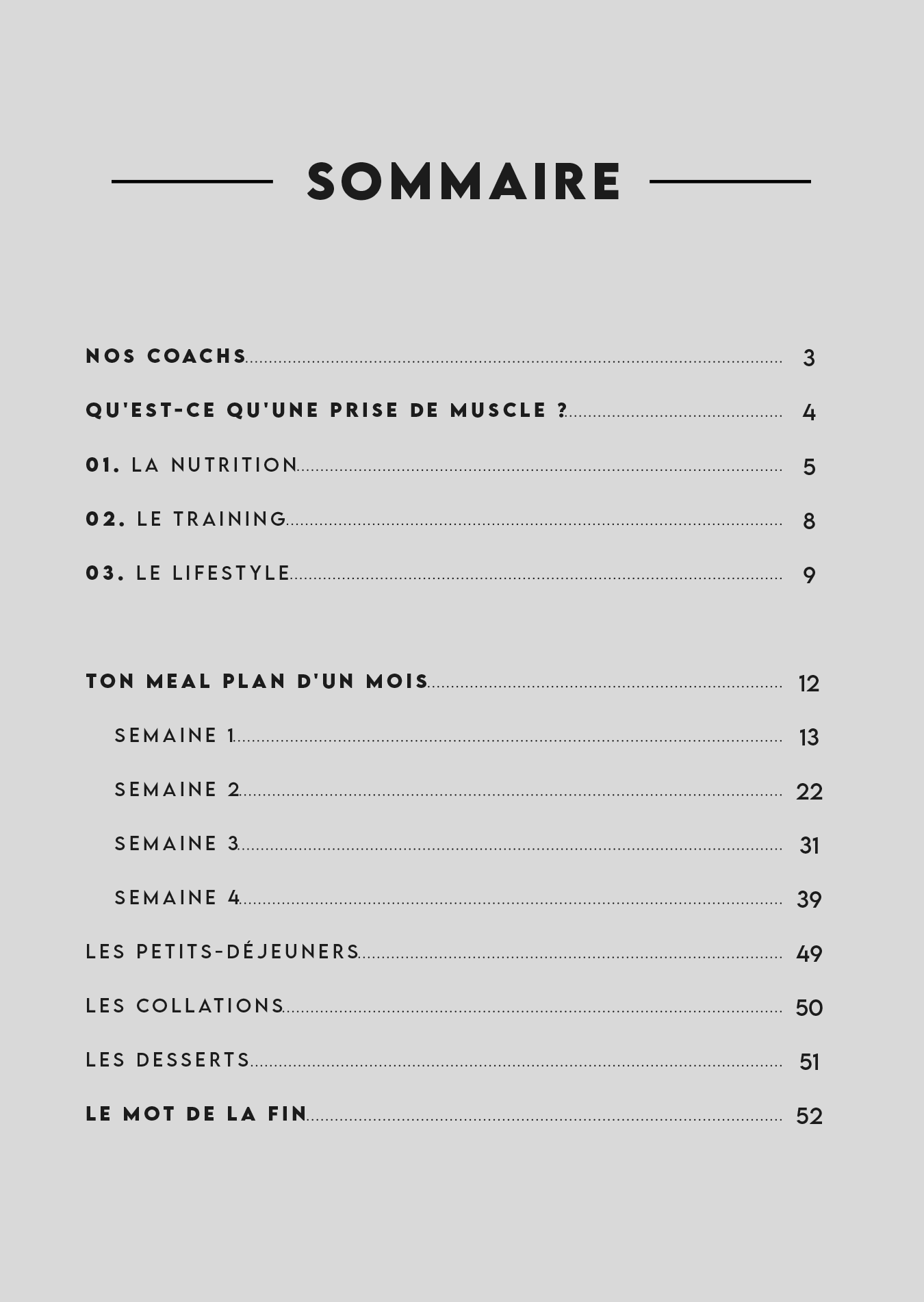 Nos programmes de sport et fitness pour prendre du muscle