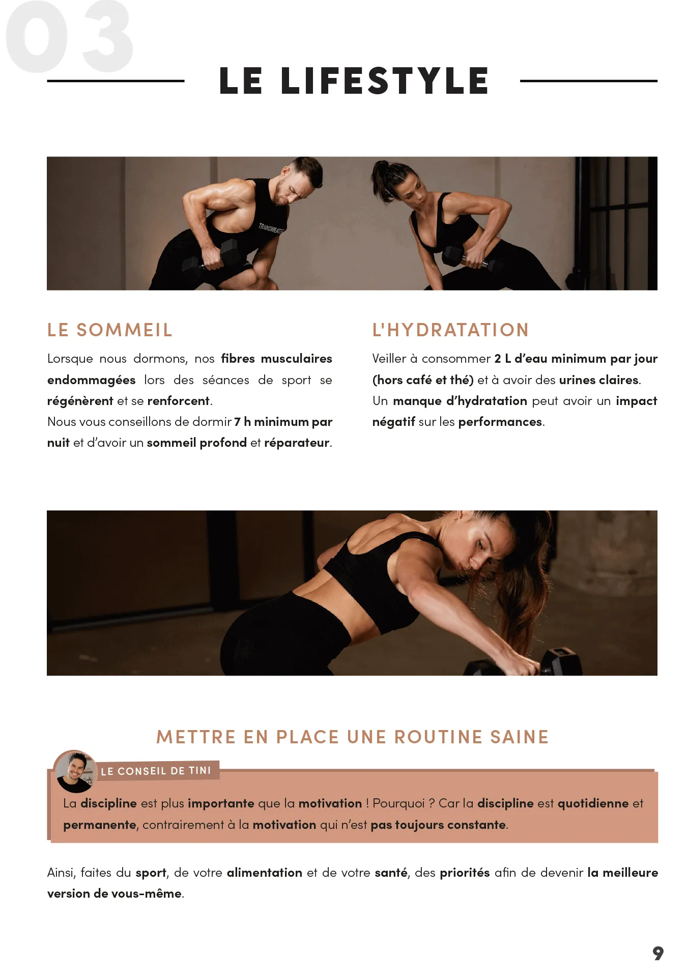 Nos programmes de sport et fitness pour prendre du muscle
