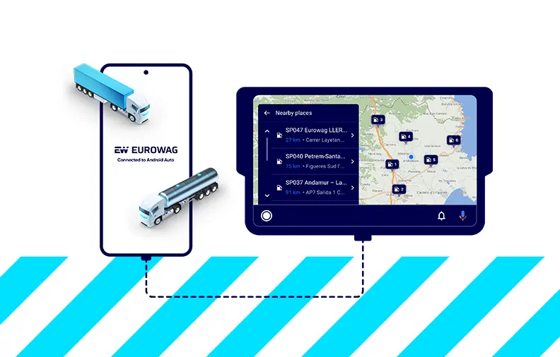 Eurowag app now available on Android Auto