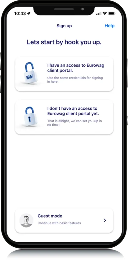 How to configure Eurowag Pay in mobile app