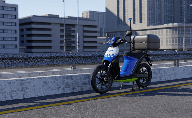 Police Electric Scooter | Electric 2-Wheeler for Patrolling In India