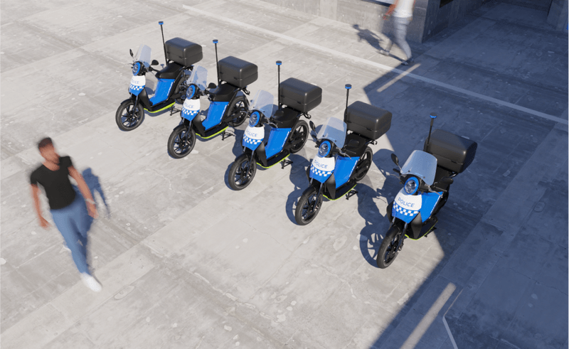 Police Electric Scooter | Electric 2-Wheeler for Patrolling In India