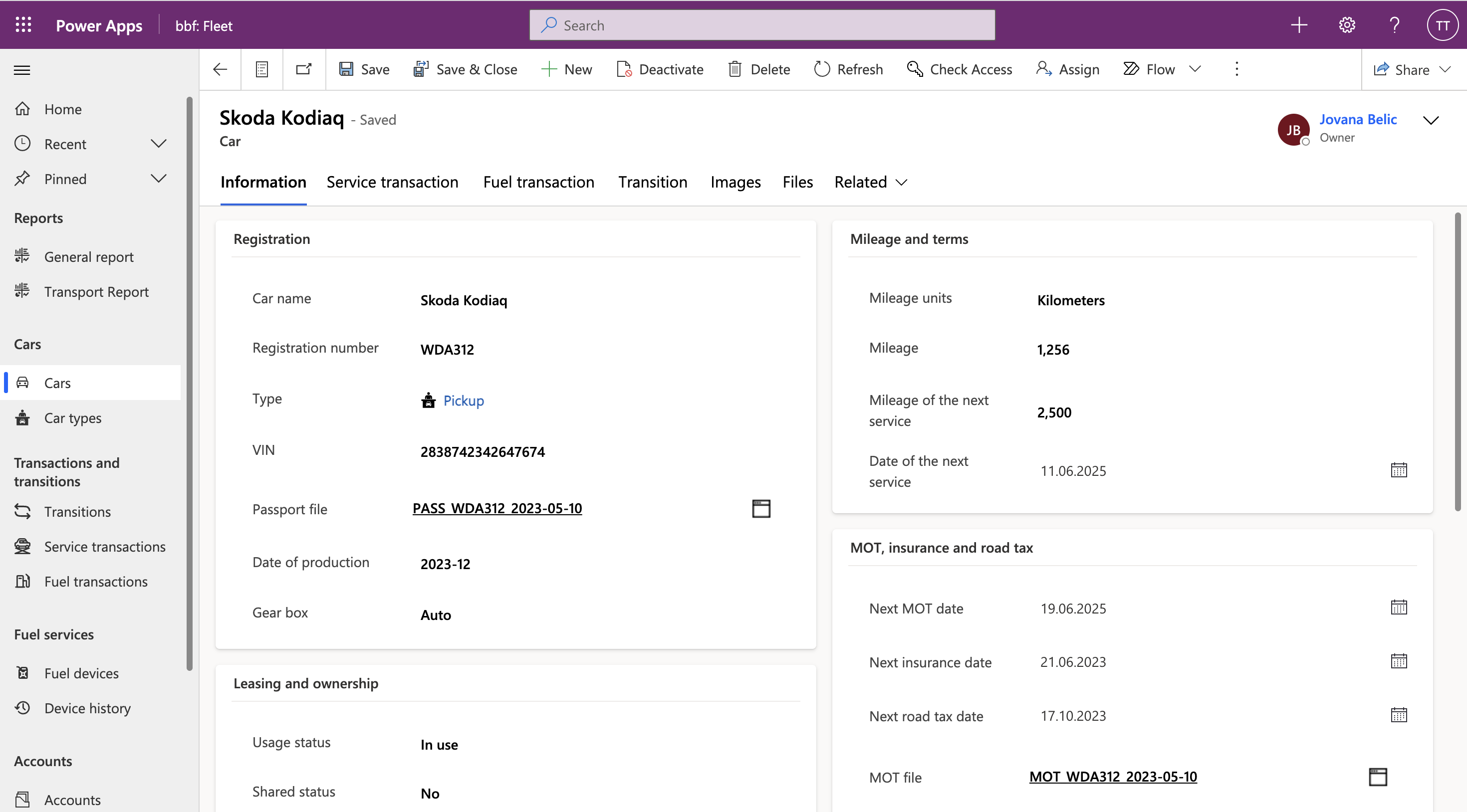 BBF Fleet Management