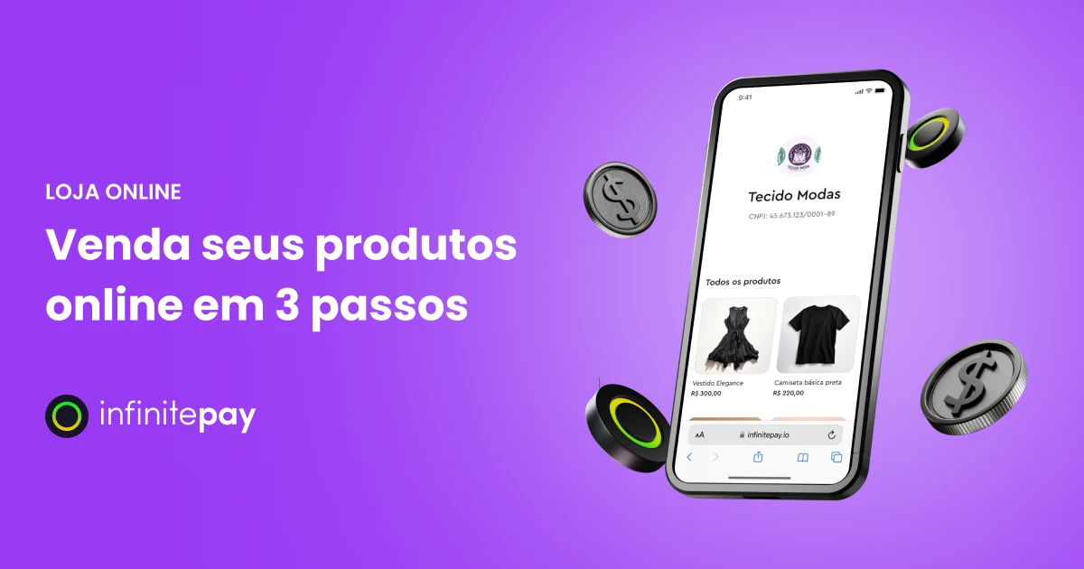 Loja Online da InfinitePay: sua vitrine virtual