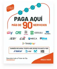 Imprime los diseños oficiales de Pago de Servicios de Clip - Clip.mx