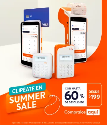 Todas nuestras Terminales Punto de Venta y accesorios Clip