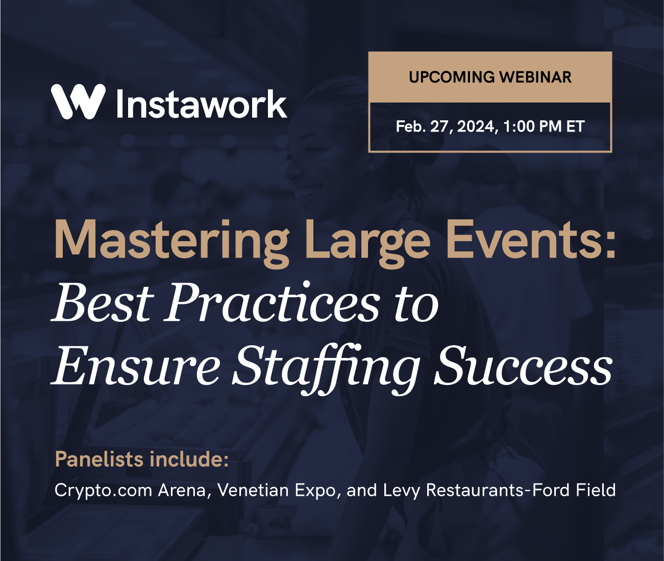 New webinar: Top staffing strategies for large events