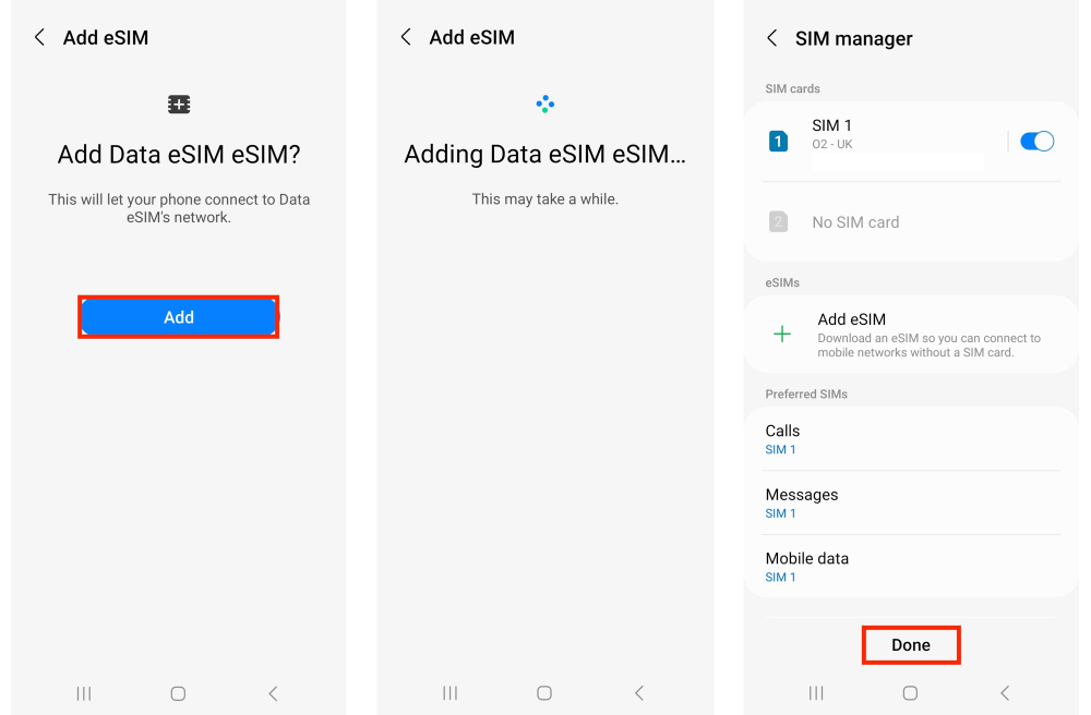 Samsung'a eSIM yükleme ve etkinleştirme | TurkSIM