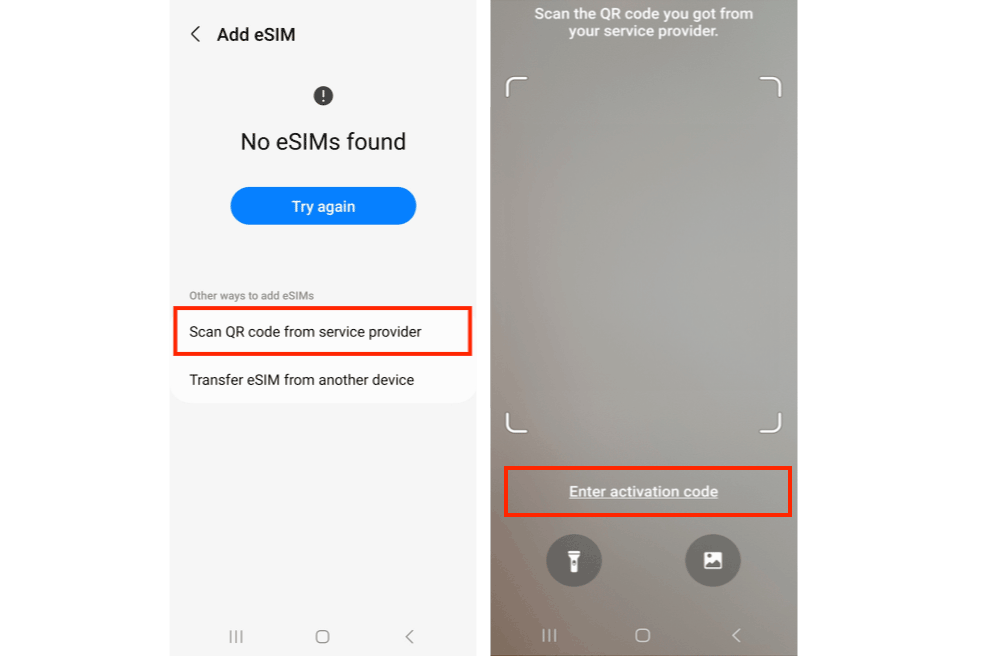 Install and activate eSIM on Samsung | TurkSIM