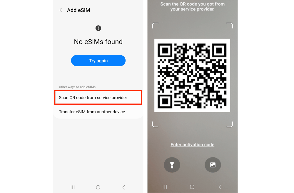 Samsung'a eSIM yükleme ve etkinleştirme | TurkSIM