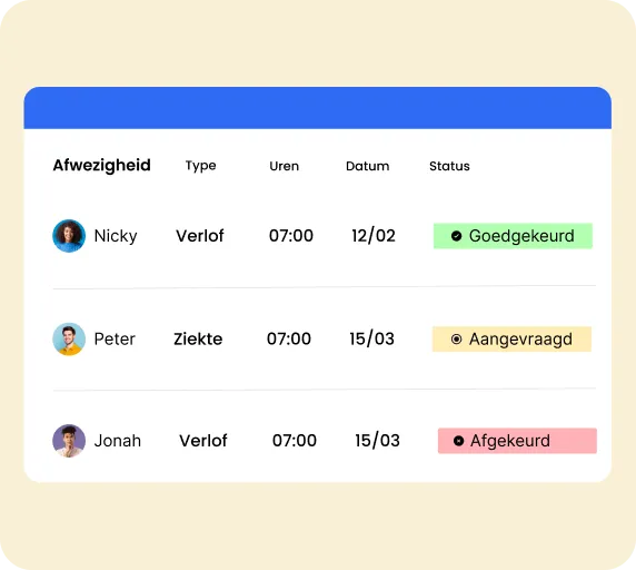 Verlofregistratie