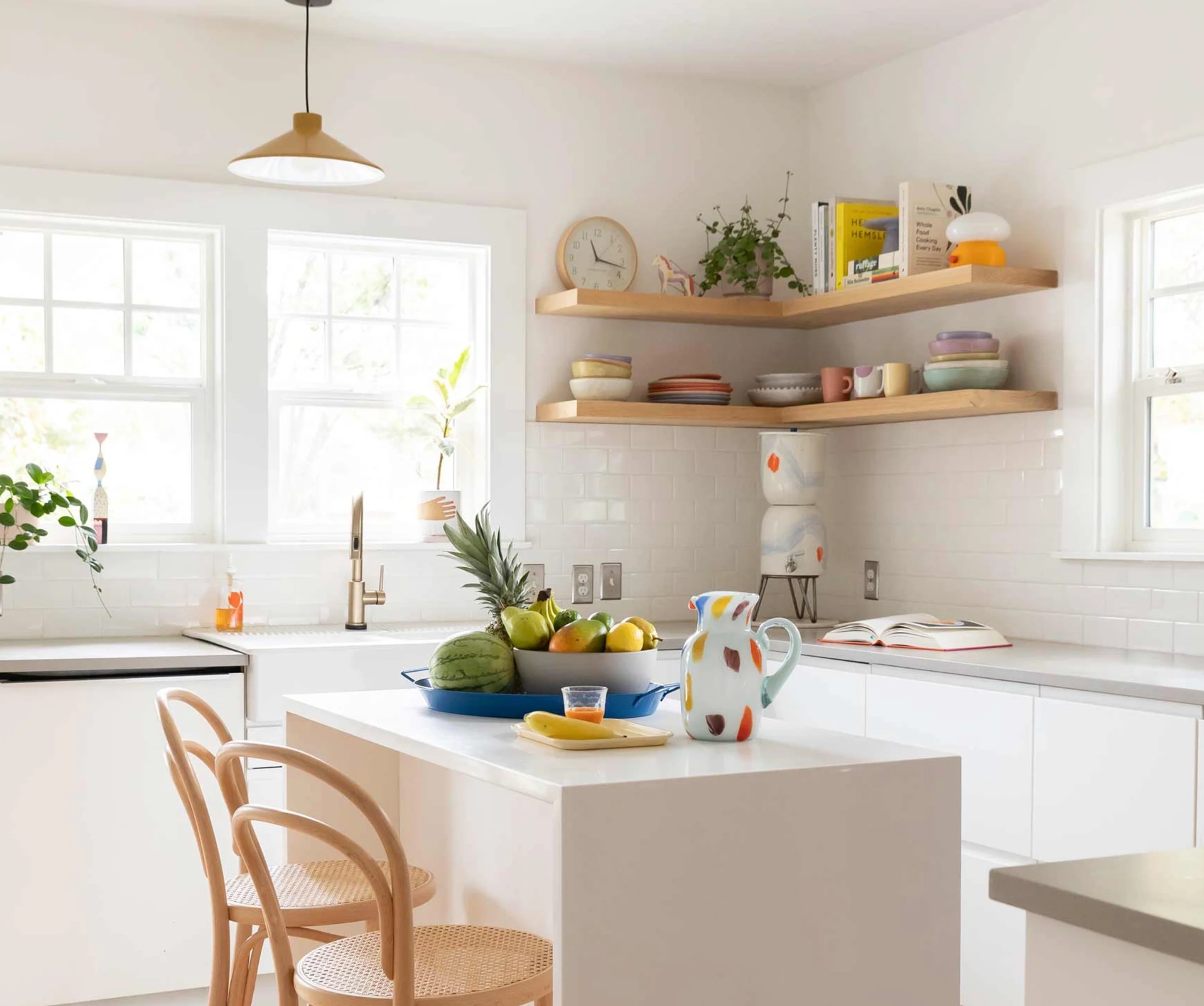 Colorful Kitchen Lighting | National Assemblers