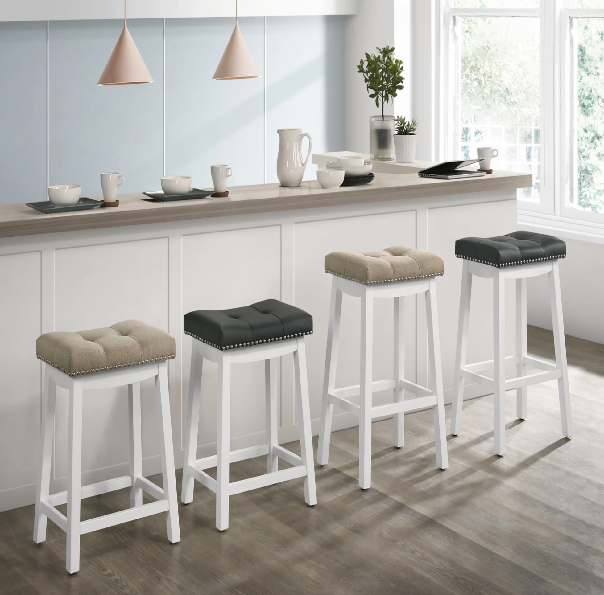 Choosing the Best White Counter Stools | National Assemblers