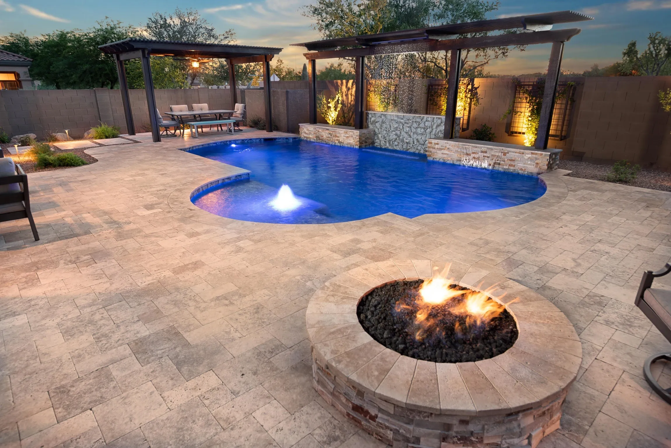 Landscape & Hardscape Gallery - Thunderbird Pools